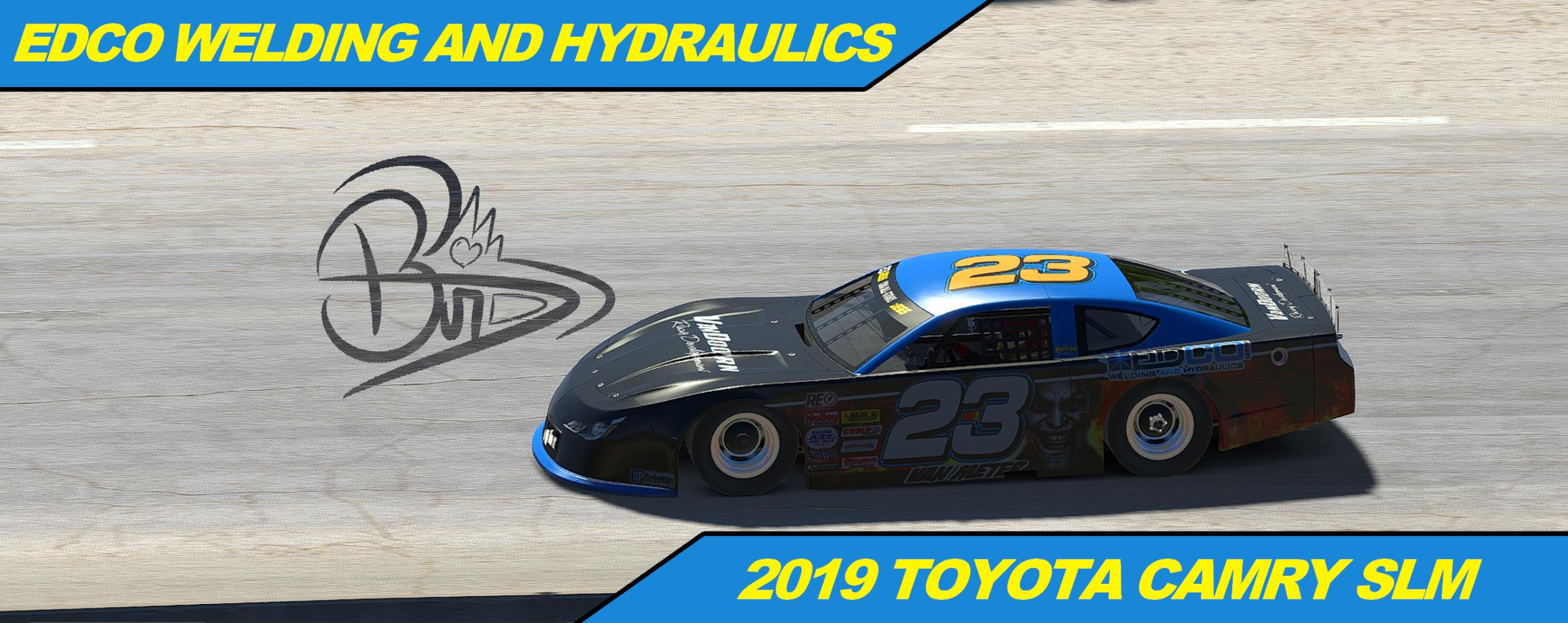 #23 Black Billy Van Meter EDCO Toyota Camry by Dominic Barbagallo ...