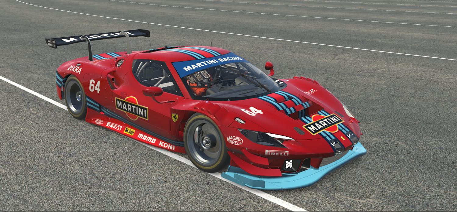 Martini Ferrari by Bruce Funderburg - Trading Paints