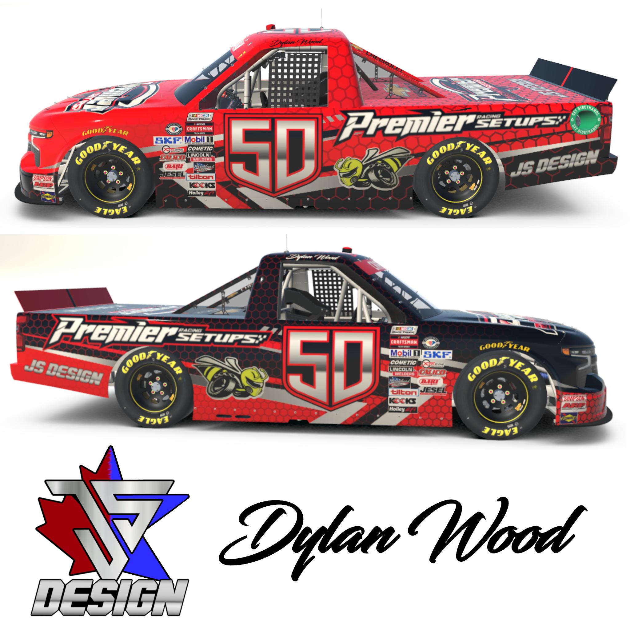 #50 Premier Racing Setups (Red) Silverado by Jordan S. - Trading Paints