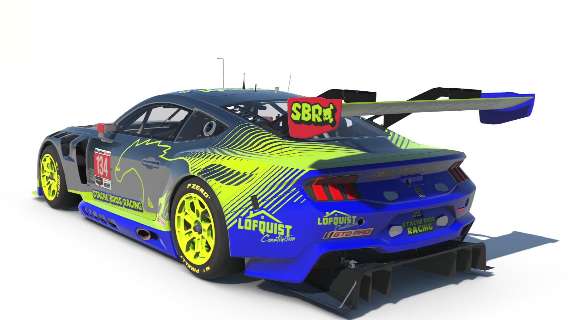 Stache Bros Ford Mustang GT3 IMSA GTD Pro by Mike Lofquist2 - Trading ...