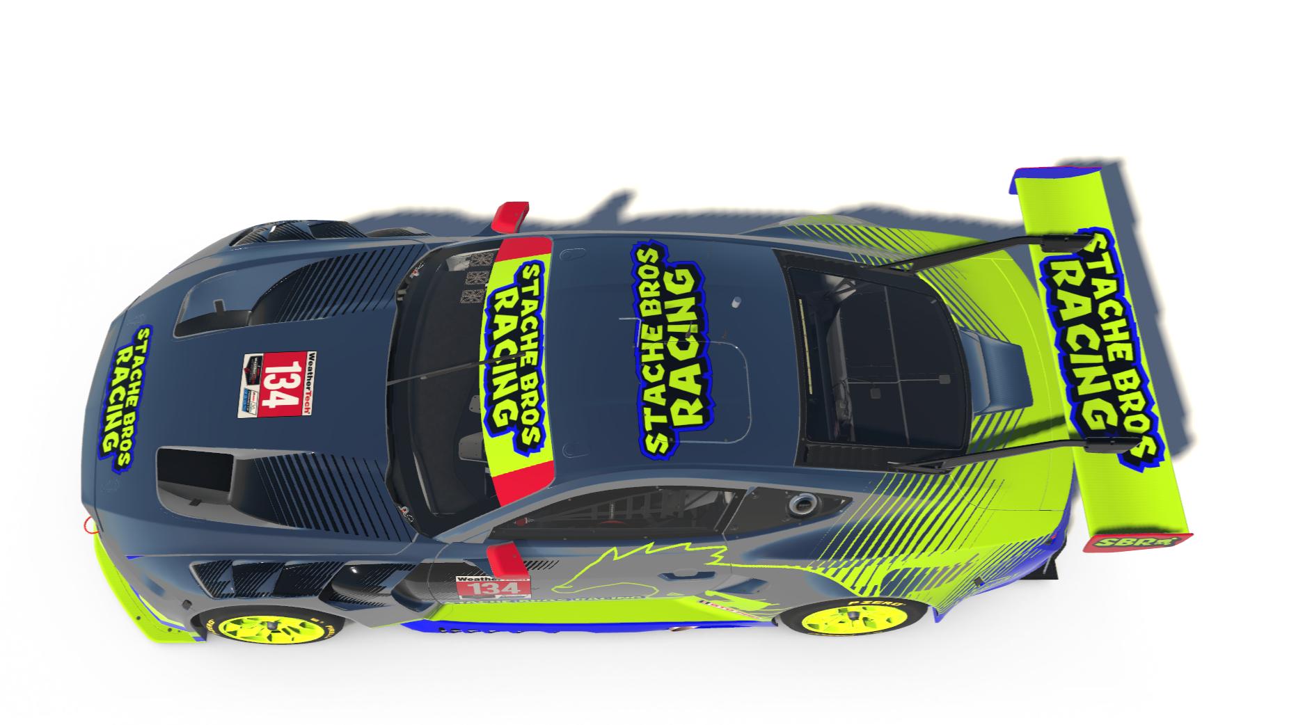 Stache Bros Ford Mustang GT3 IMSA GTD Pro by Mike Lofquist2 - Trading ...