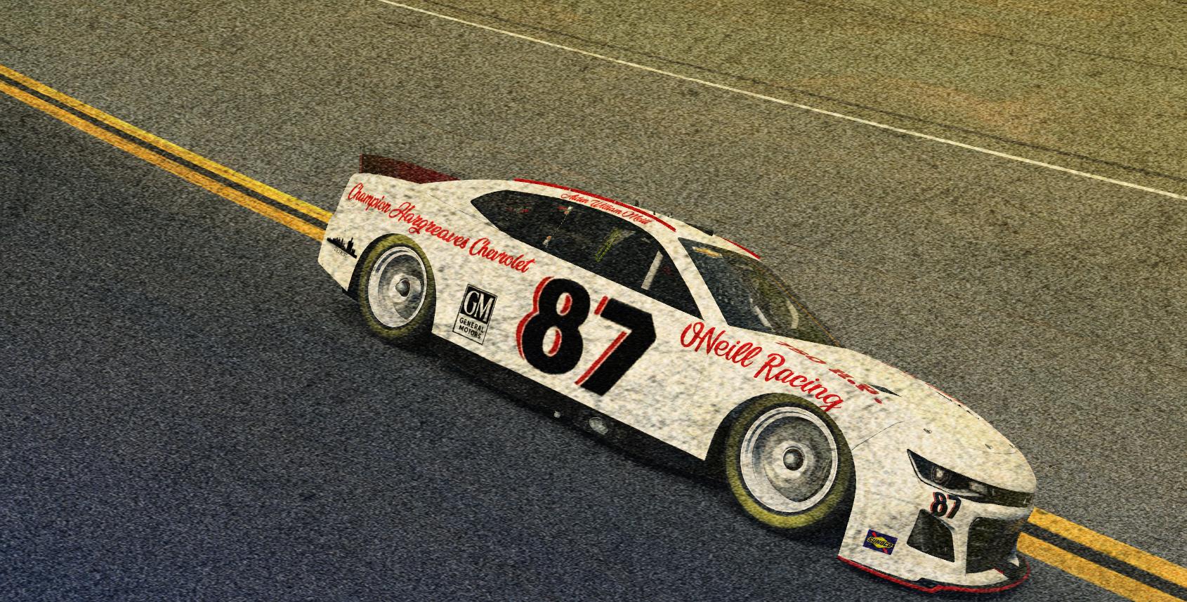Buck Baker Throwback #87 by Aiden O'Neill - Trading Paints