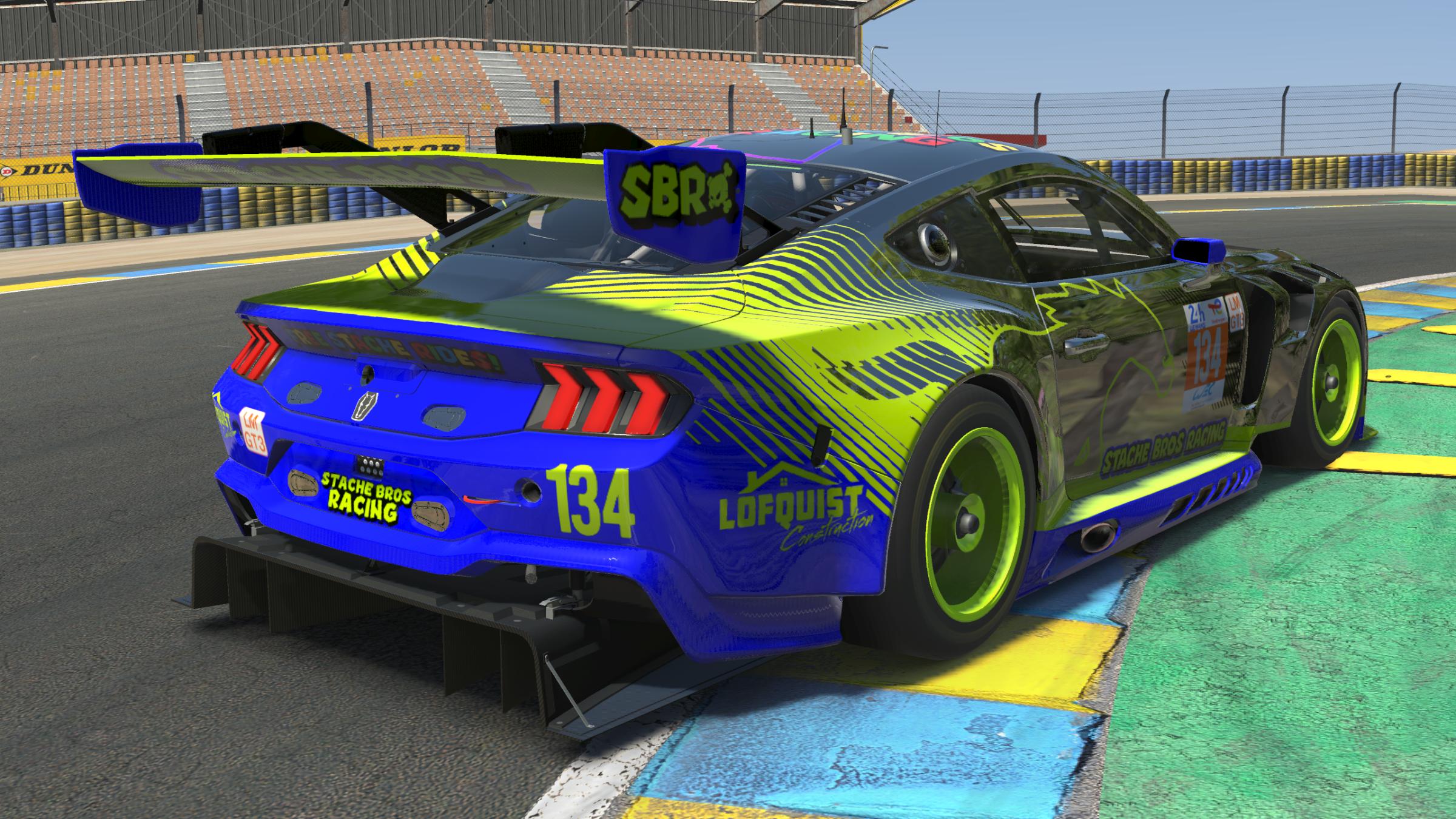 Stache Bros 24 Hours of Le Mans Ford Mustang GT3 by Mike Lofquist2 ...