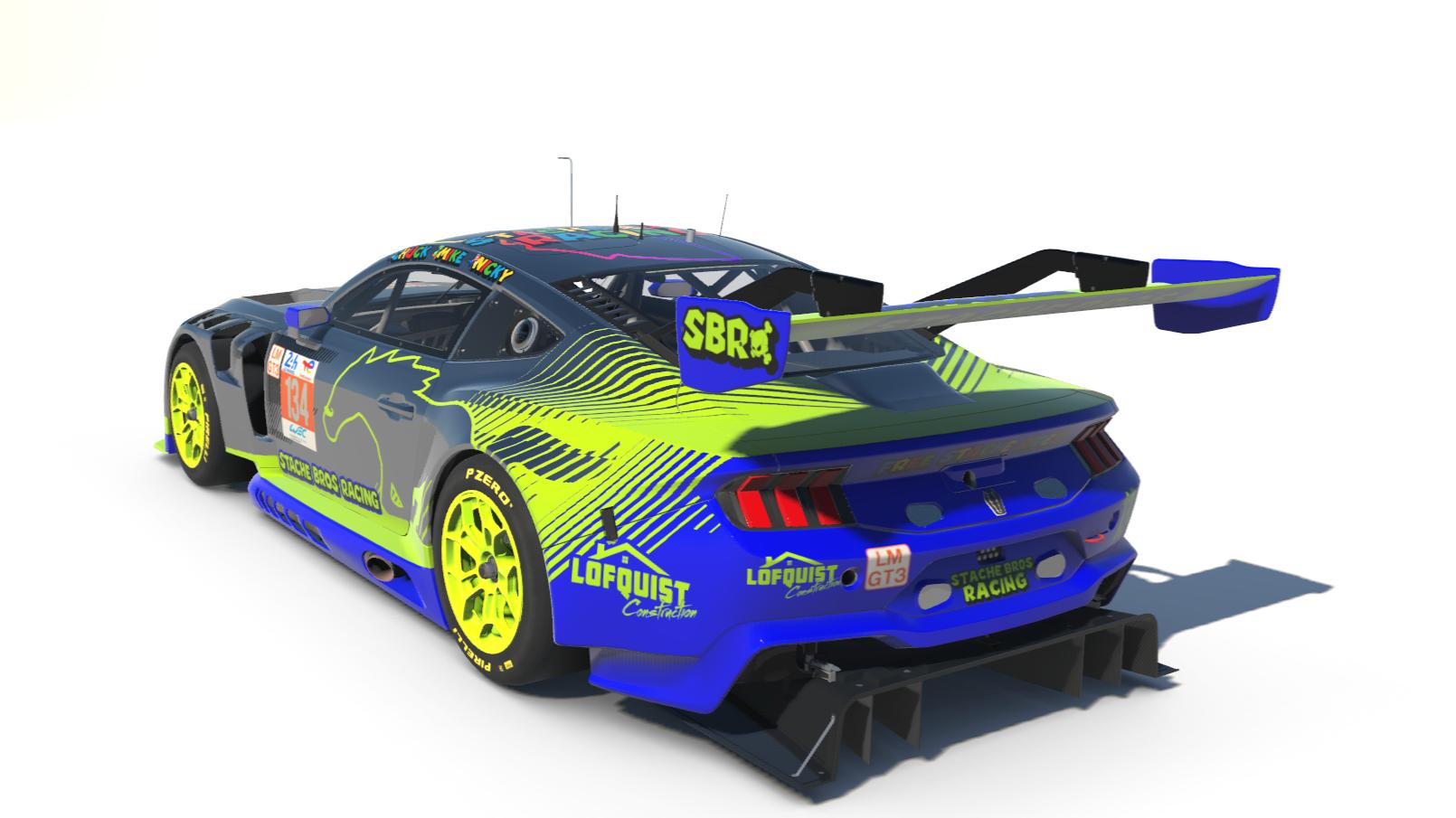 Stache Bros 24 Hours of Le Mans Ford Mustang GT3 by Mike Lofquist2 ...