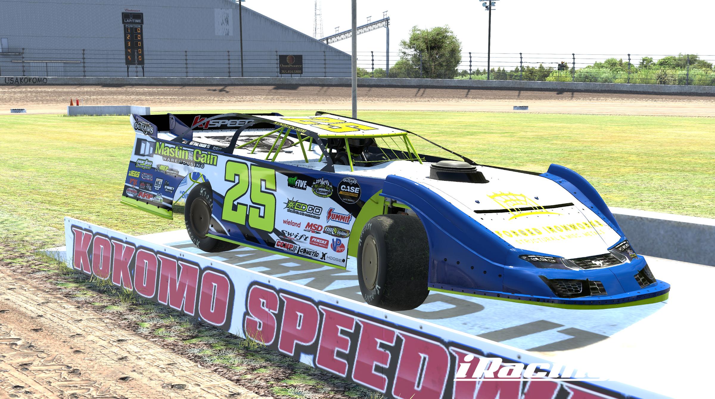 #25 Forged Ironworks Super Late Model Snowy Indy Edition by Kendrick ...