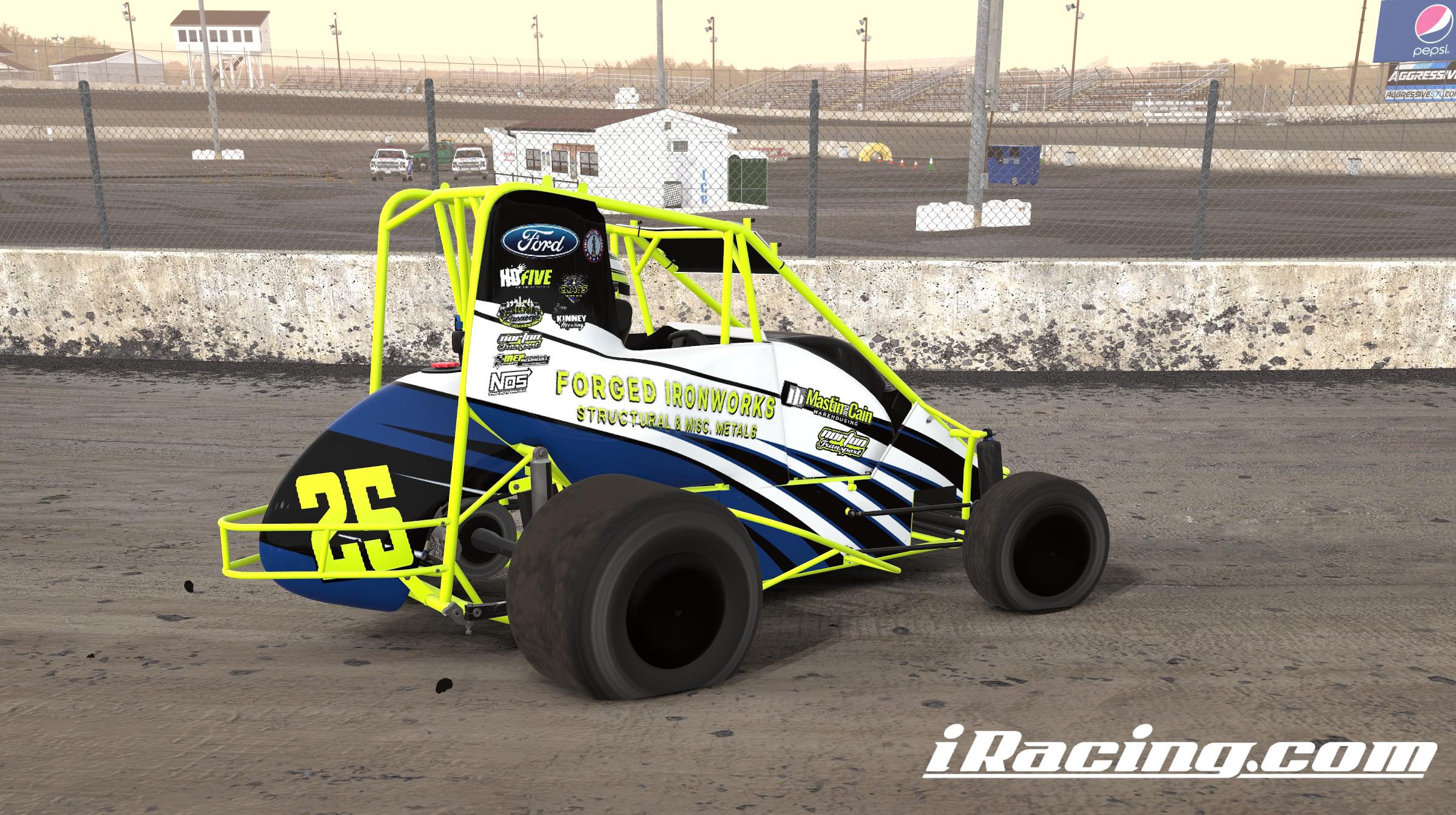 #25 Forged Ironworks Dirt Micro Non-wing Sprint by Kendrick Hom ...