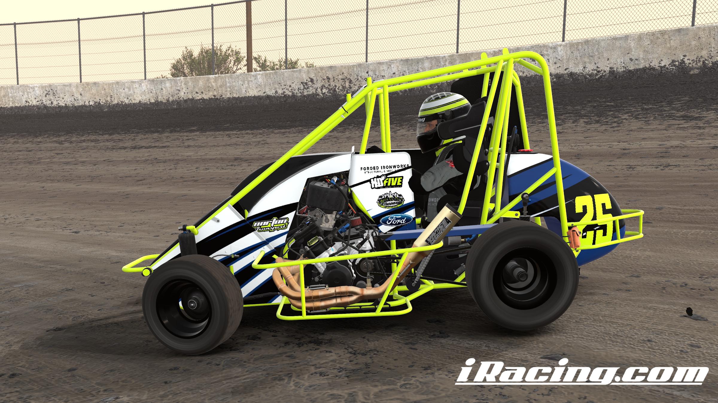 #25 Forged Ironworks Dirt Micro Non-wing Sprint by Kendrick Hom ...