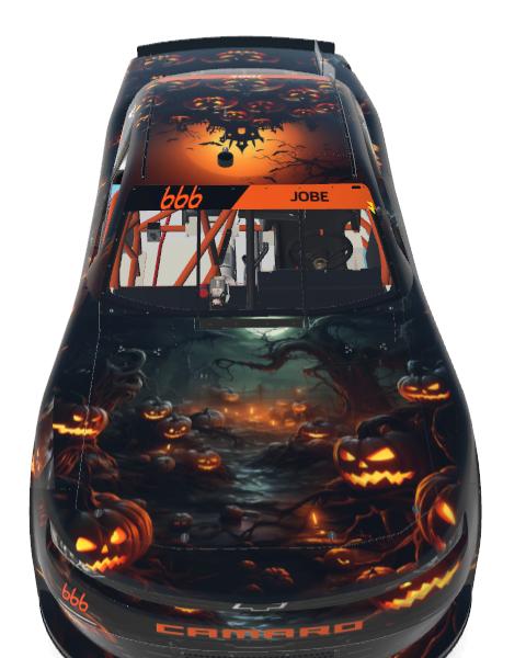 CHEVY XFINITY HALLOWEEN 666 PUMPKIN CAR by Heath Jobe - Trading Paints