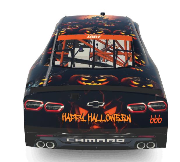 CHEVY XFINITY HALLOWEEN 666 PUMPKIN CAR by Heath Jobe - Trading Paints