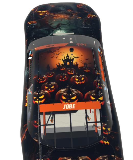 CHEVY XFINITY HALLOWEEN 666 PUMPKIN CAR by Heath Jobe - Trading Paints