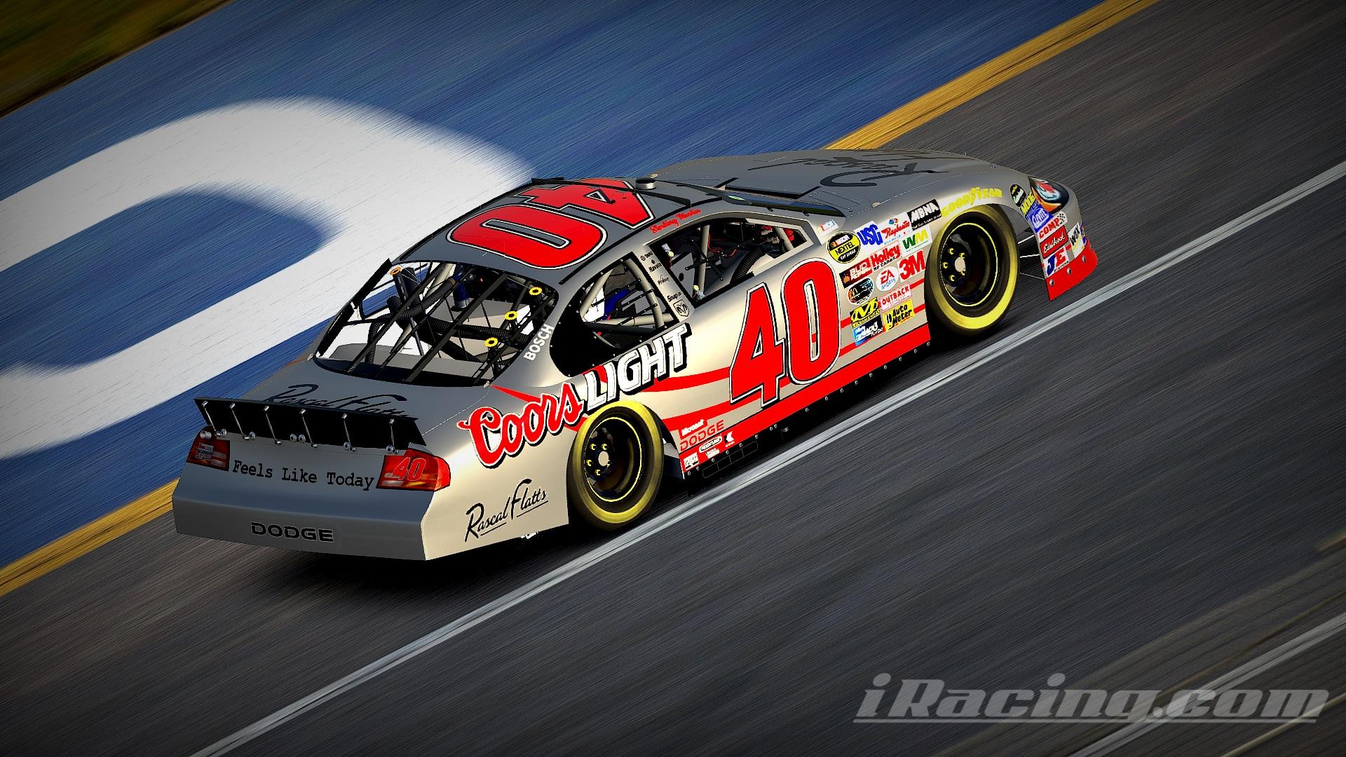 #40 Sterling Marlin 2004 Rascal Flats Coors Light Dodge by Christian ...