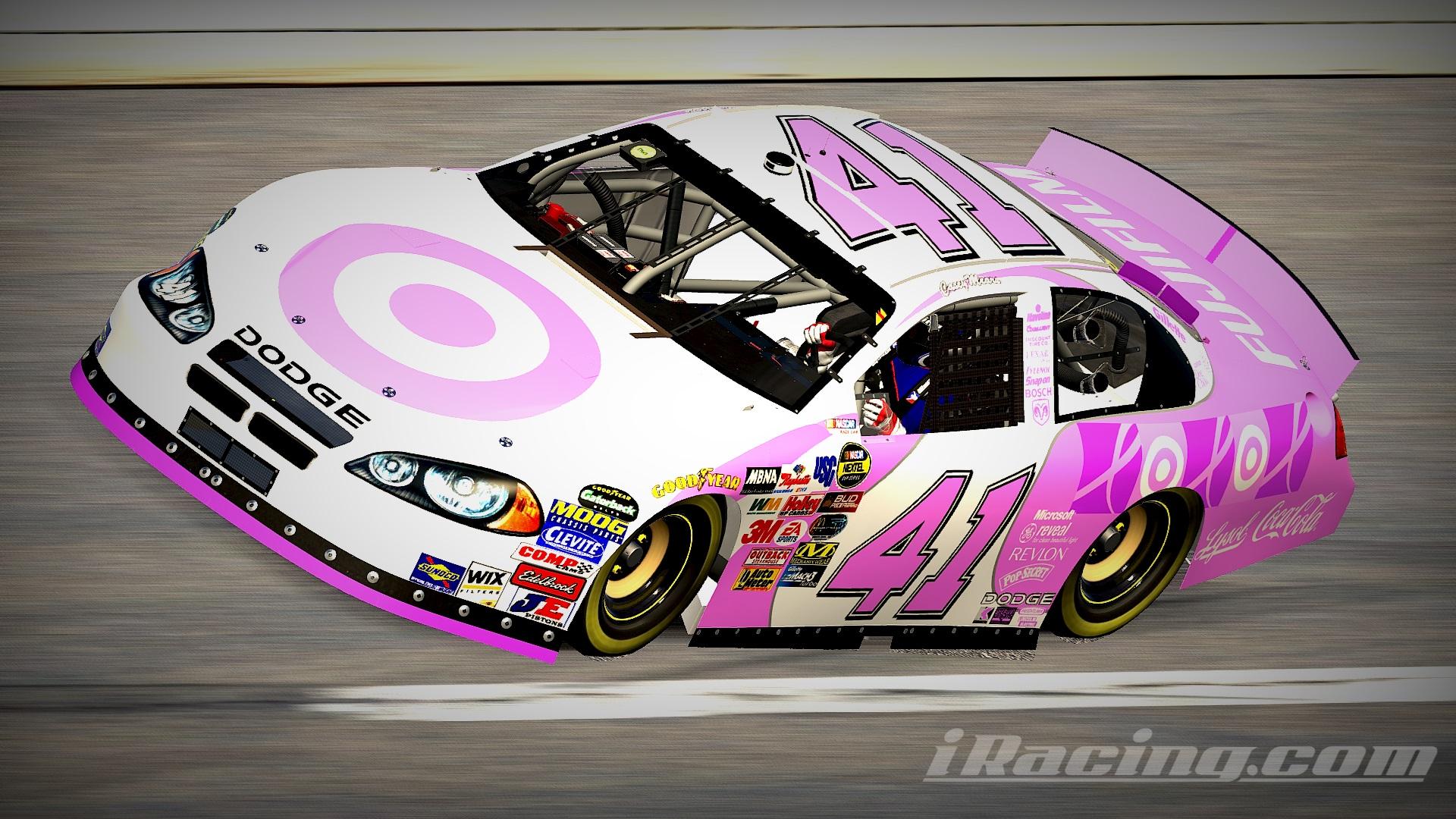 #41 Casey Mears 2004 Breast Cancer Awareness Target Dodge Sim Stamped ...
