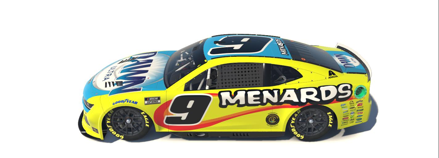 Jr. Motorsports - Menards/Dawn Ultra - #9 by Eric Wolfe - Trading Paints