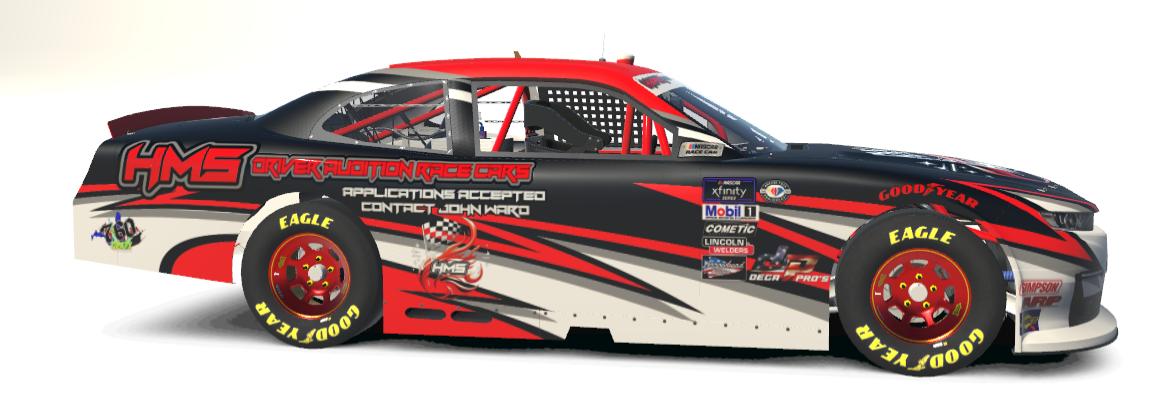 NEW DRIVERS RED XFINITY CHEVY SIM STAMPED by Heath Jobe - Trading Paints