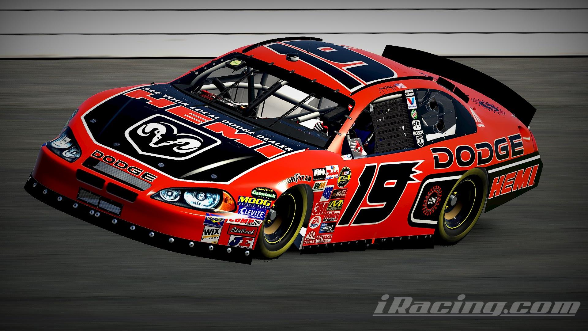 #19 Jeremy Mayfield 2004 HEMI Dodge Dealers Dodge Sim Stamped Number by ...