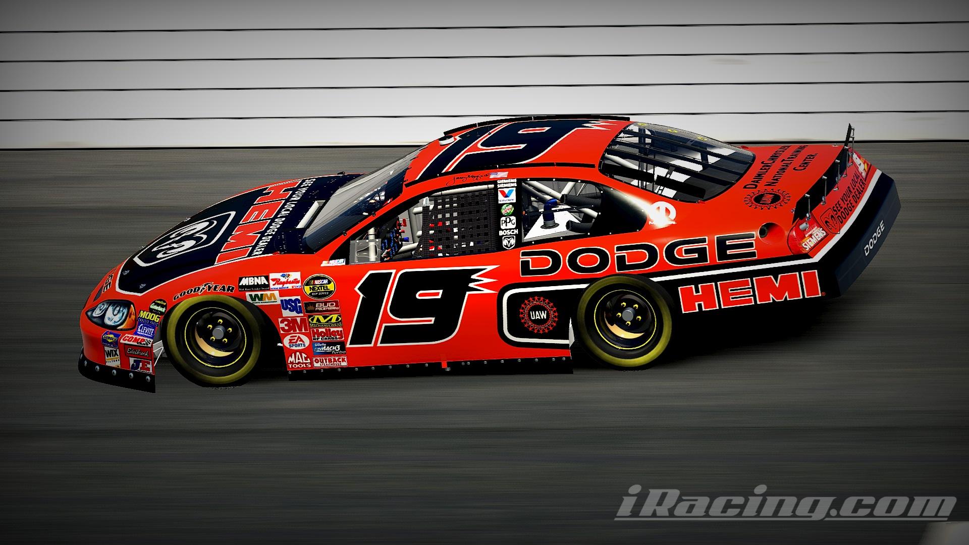 #19 Jeremy Mayfield 2004 HEMI Dodge Dealers Dodge Sim Stamped Number by ...