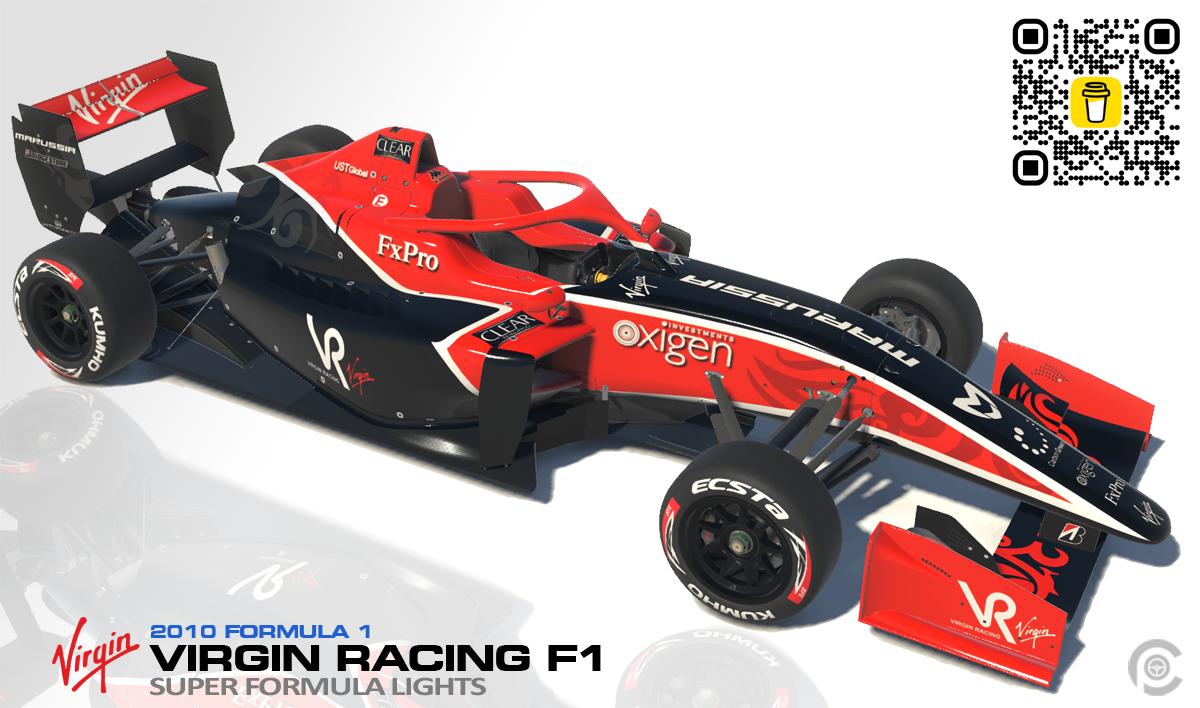 2010 Virgin Racing F1 for SFL by Paul R Chaloner - Trading Paints