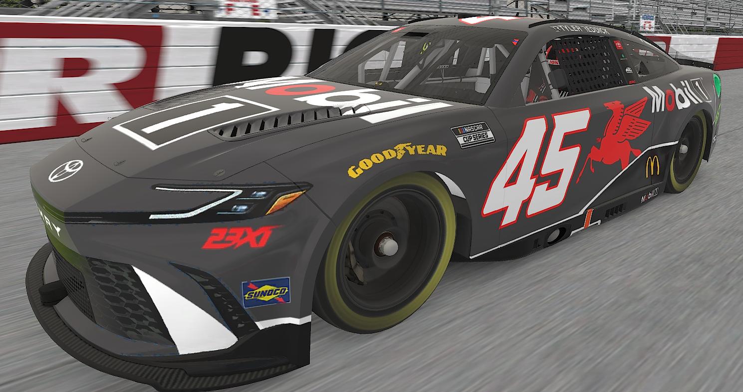 Tyler Reddick 2024 23XI #45 Mobil 1 Richmond sim-stamped by Alex ...