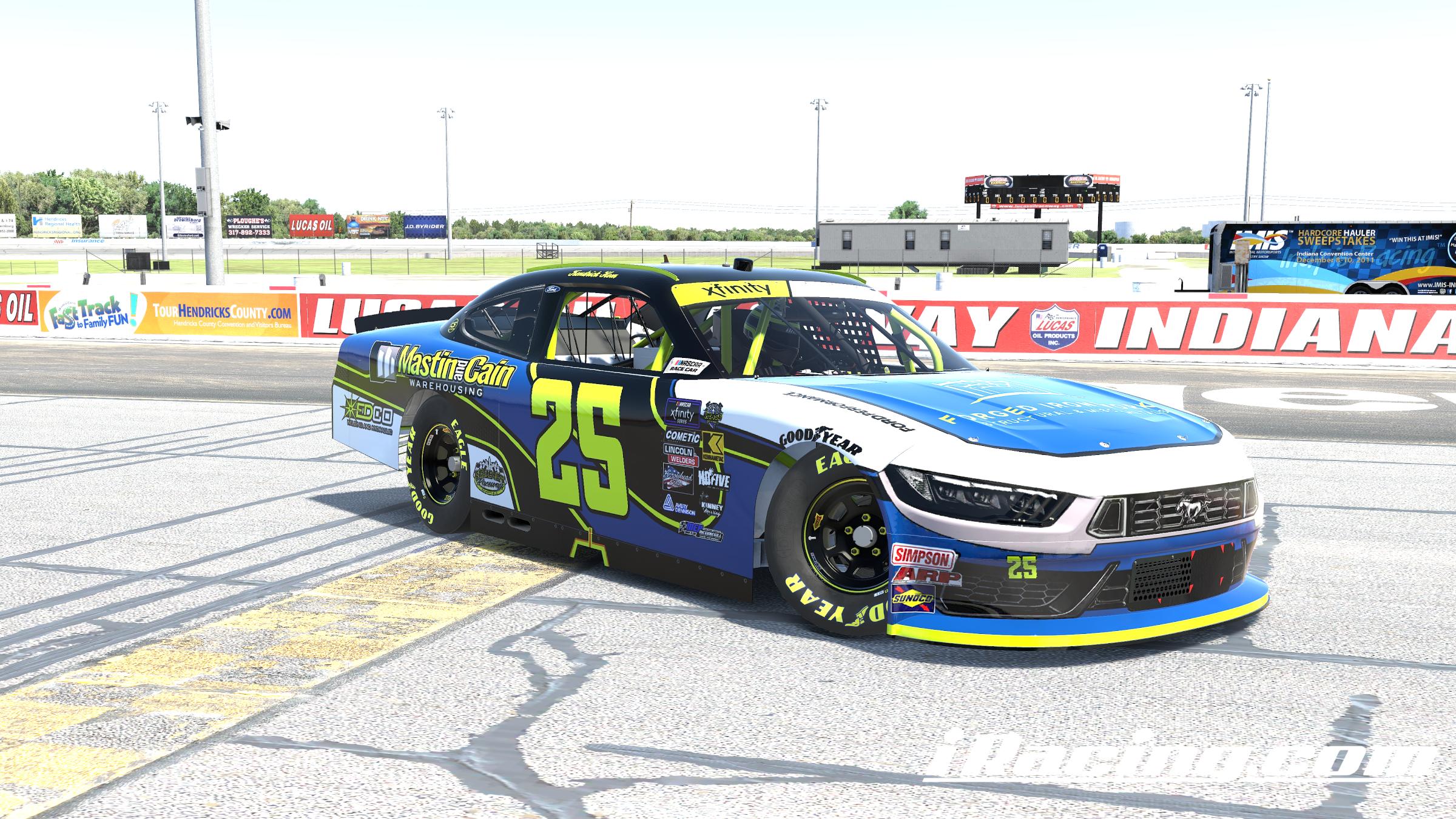 #25 Forged Ironworks Xfinity Ford Mustang Snowy Indy Edition by ...