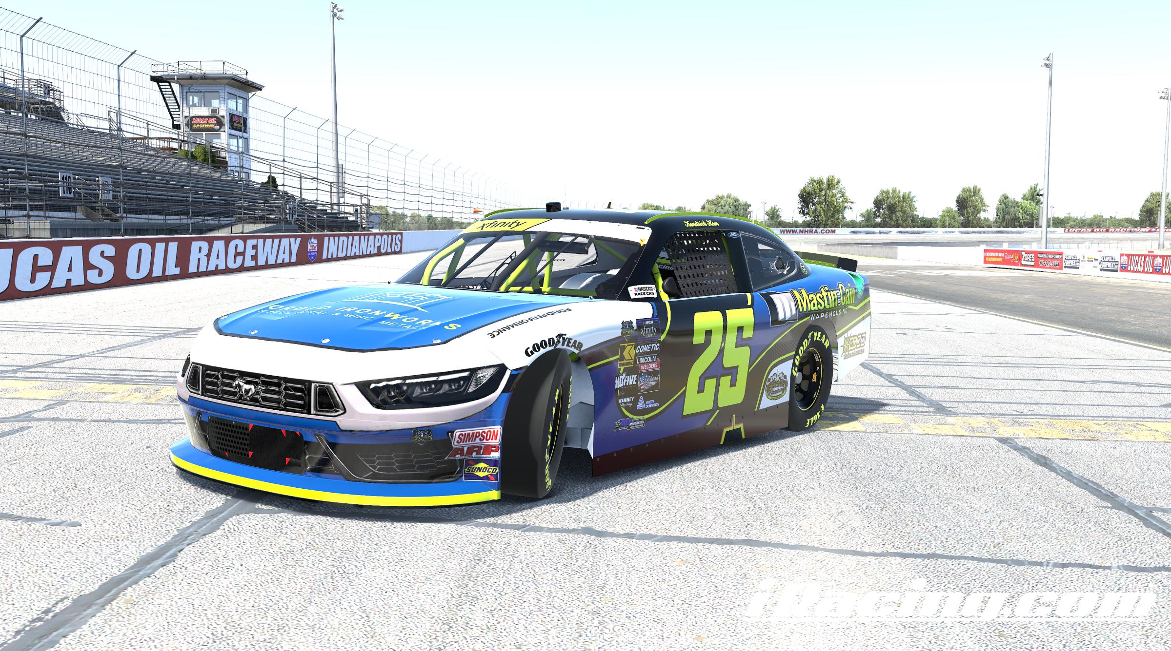 #25 Forged Ironworks Xfinity Ford Mustang Snowy Indy Edition by ...