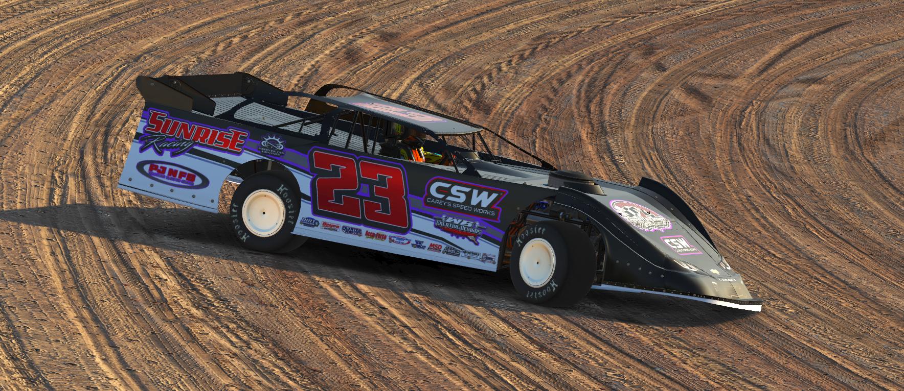 Jacob Stefanski BLK WHT RED PRP DLM by Wade B. - Trading Paints