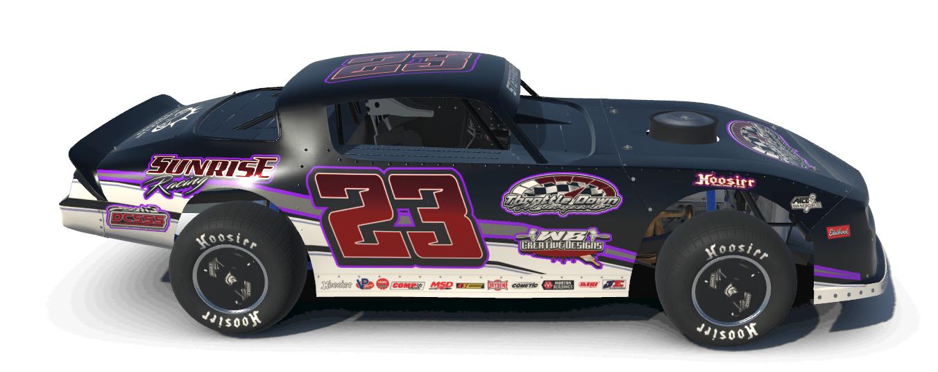 jacob Stefanski BLK WHT RED PRP DSS by Wade B. - Trading Paints
