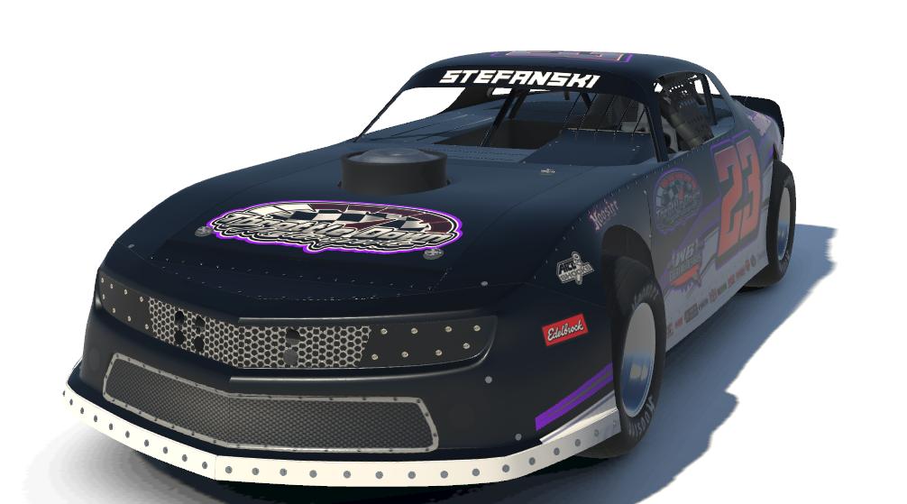 jacob Stefanski BLK WHT RED PRP DSS by Wade B. - Trading Paints