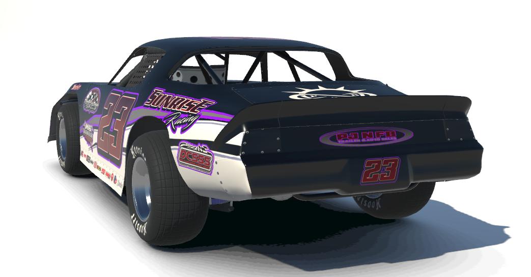 jacob Stefanski BLK WHT RED PRP DSS by Wade B. - Trading Paints