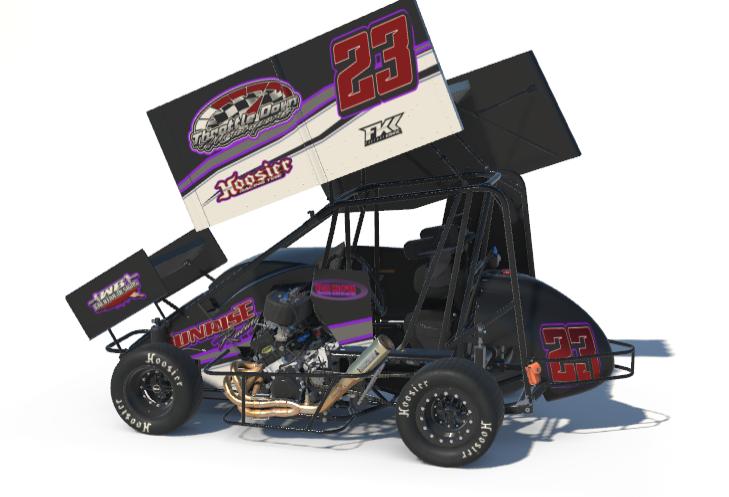 Jacob Stefanski BLK WHT RED PRP winged Micro by Wade B. - Trading Paints