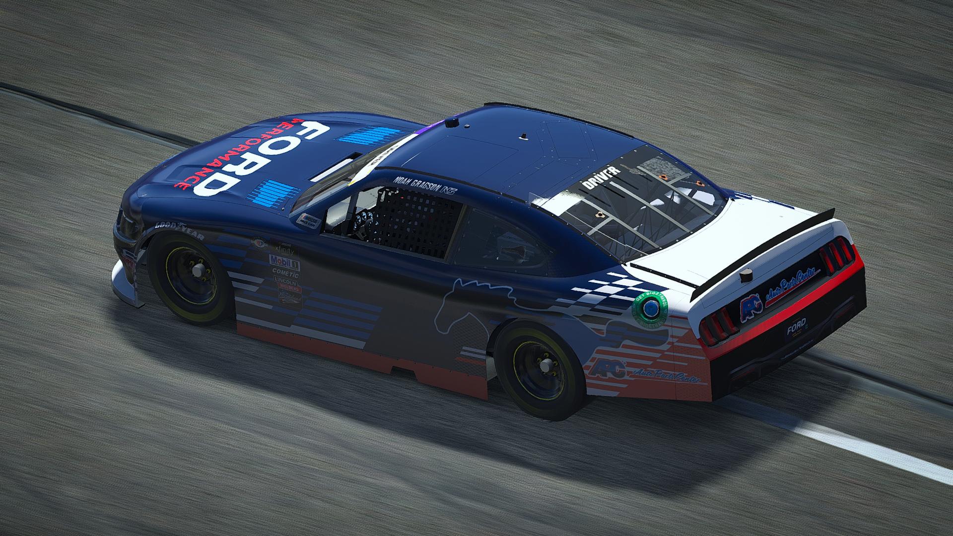 #30 Noah Gragson Rette Jones Racing Michigan 2024 Ford Performance Sim ...
