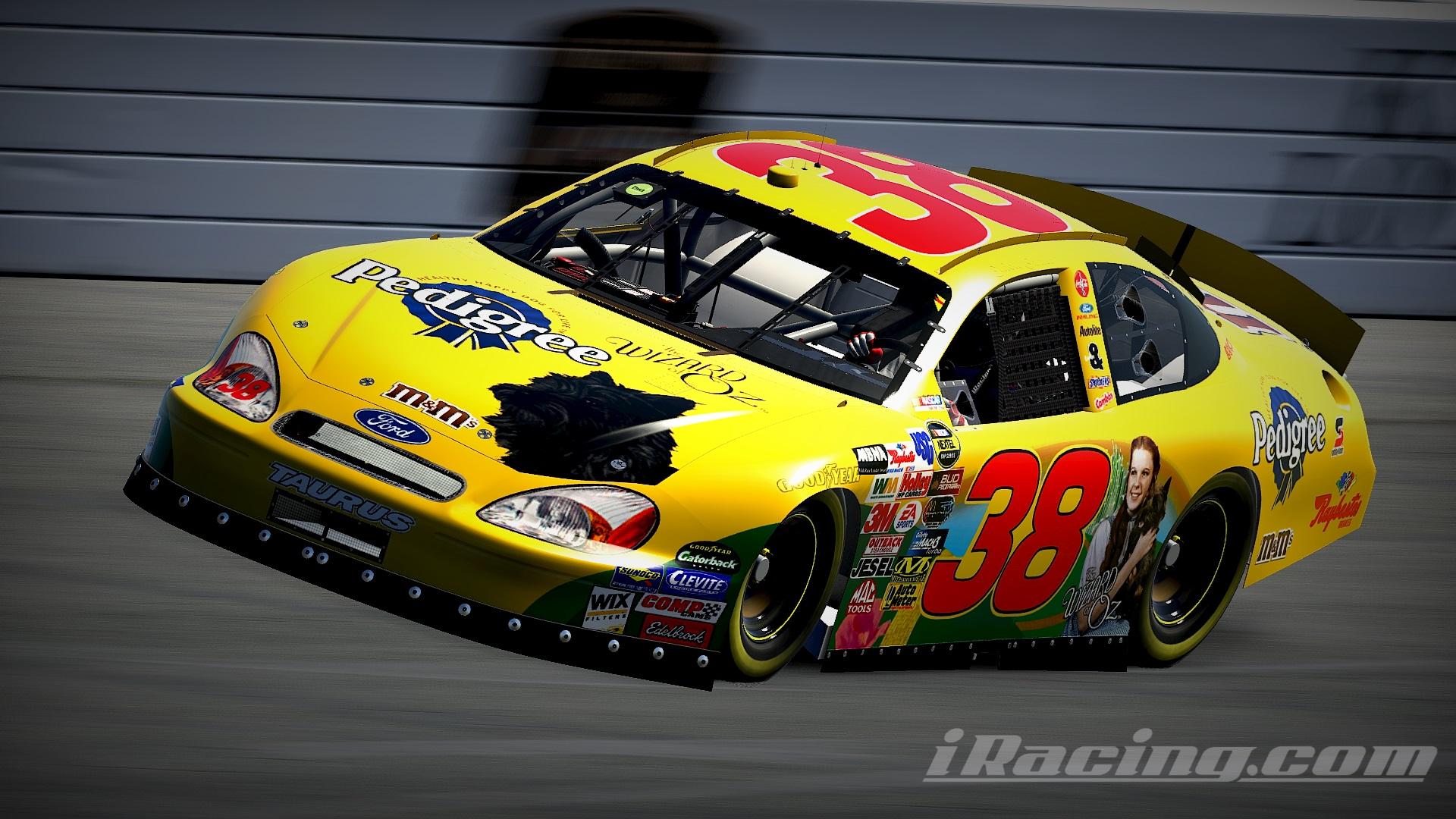 #38 Elliott Sadler 2004 Wizard of Oz Pedigree Ford Taurus Sim Stamped ...