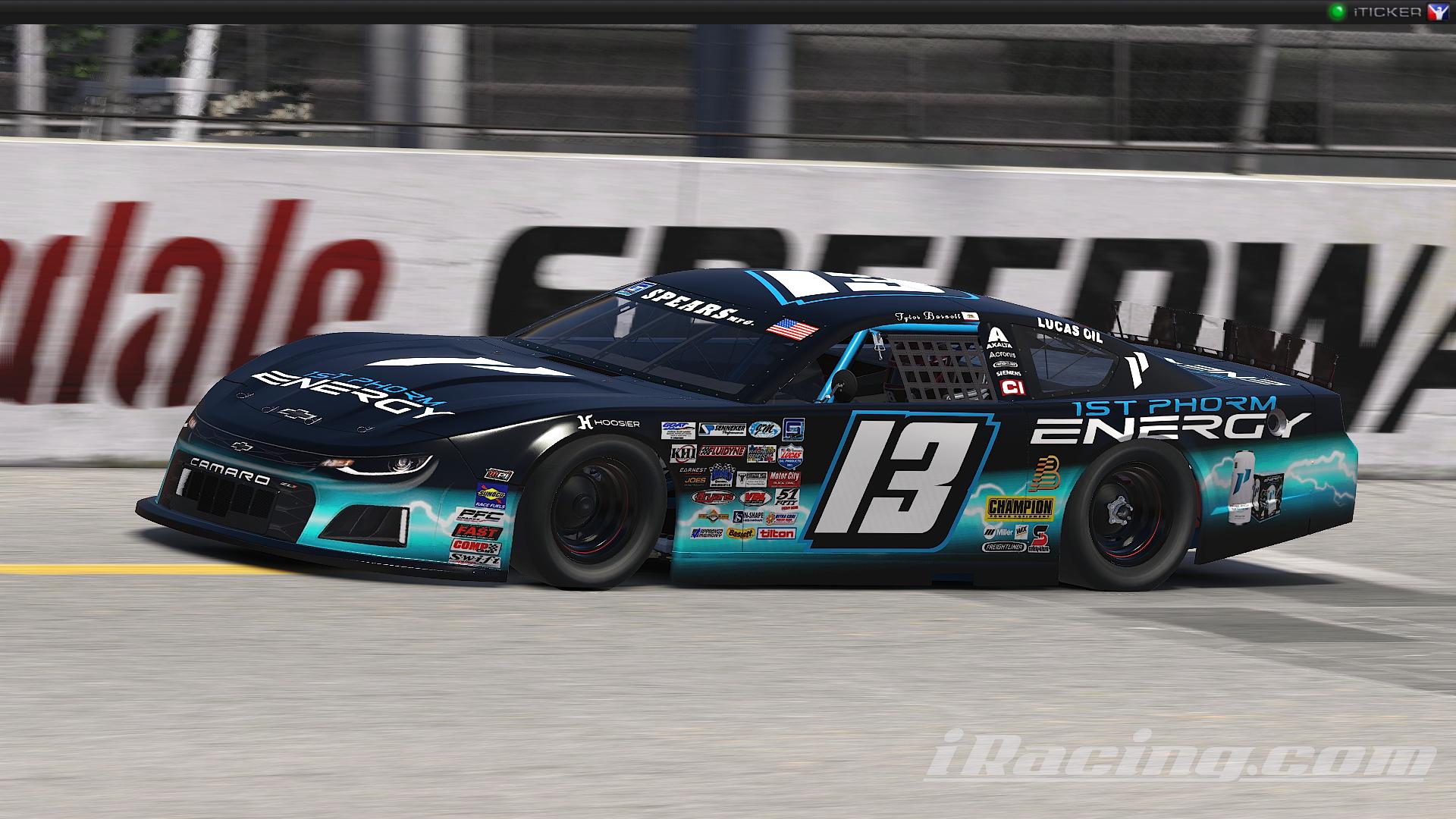 Tyler Barnett 1st Phorm Sim Stamped by Logan Monteith - Trading Paints