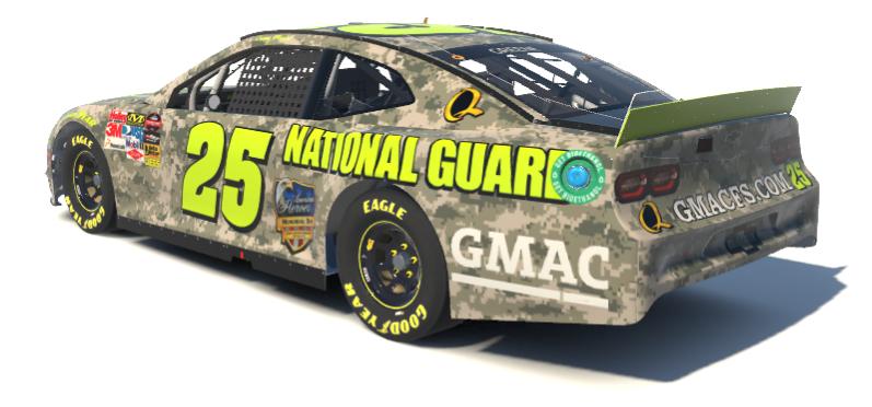 2007 Hendrick Motorsports National Guard Camo Chevrolet Camaro ZL1 1LE ...