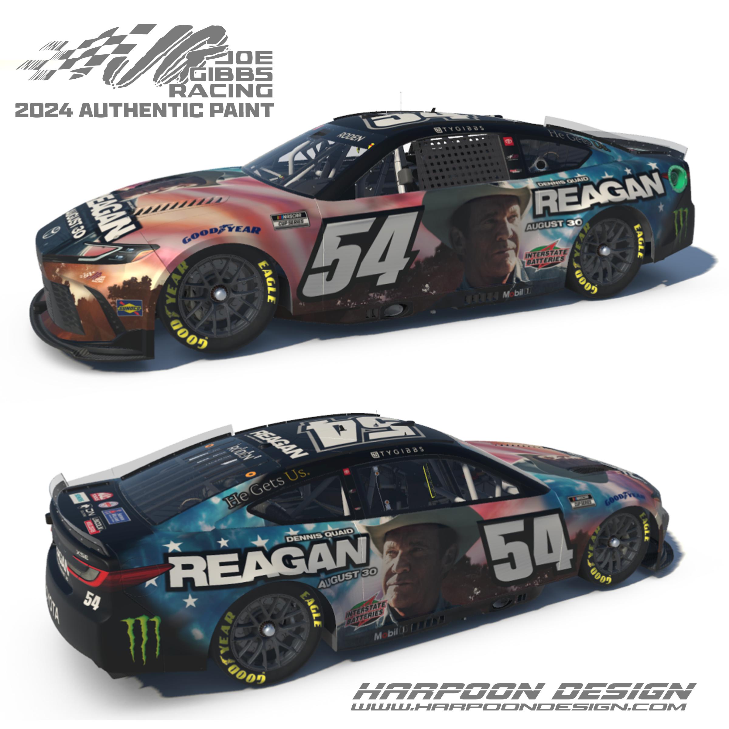 2024 Ty Gibbs Regan Camry No Num by Brantley Roden - Trading Paints