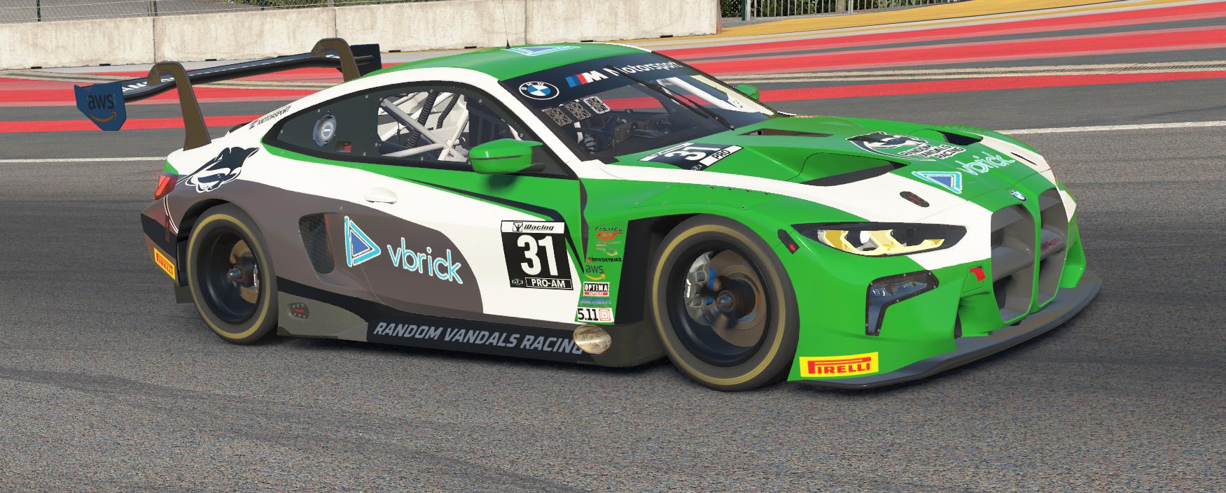 Random Vandals Green #99 GT3 by David Bell11 - Trading Paints