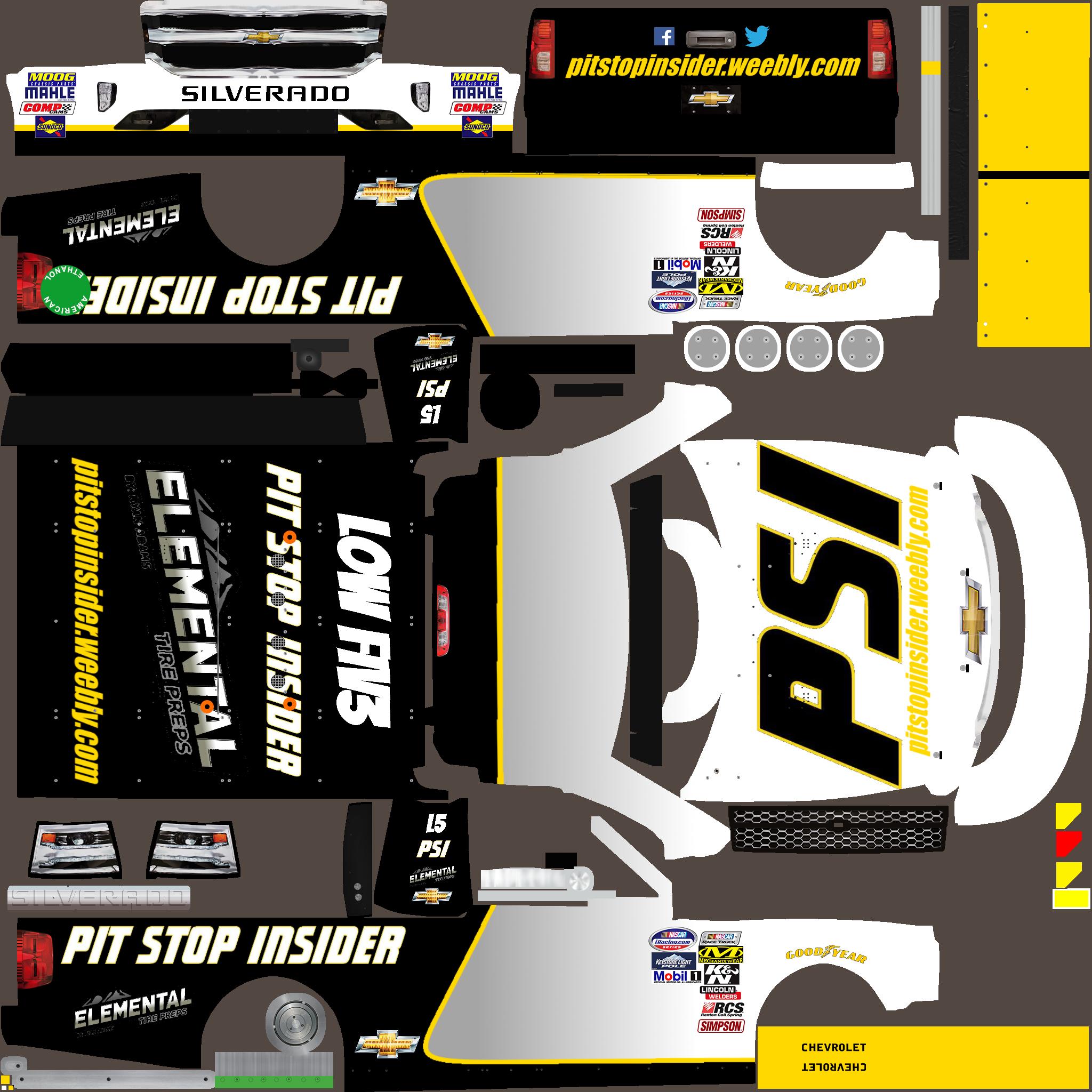 Pit Stop Insider Silverado by Andrew Cardinale I. - Trading Paints