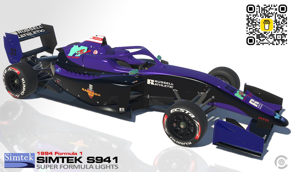 1994 Simtek S914 for SFL by Paul R Chaloner - Trading Paints