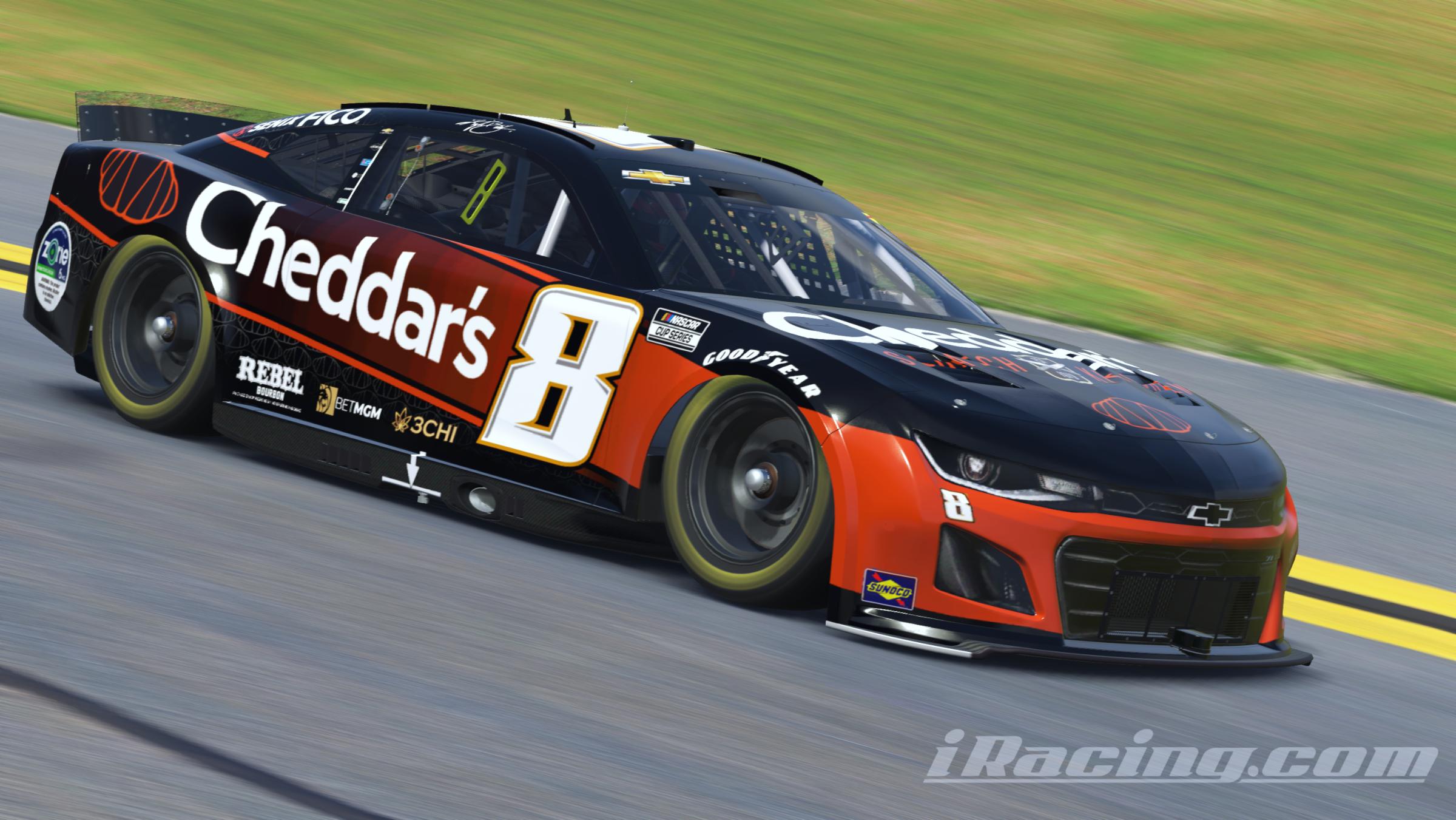 Kyle Busch 2024 Cheddars Chevy (Sim #) by Gary P. - Trading Paints