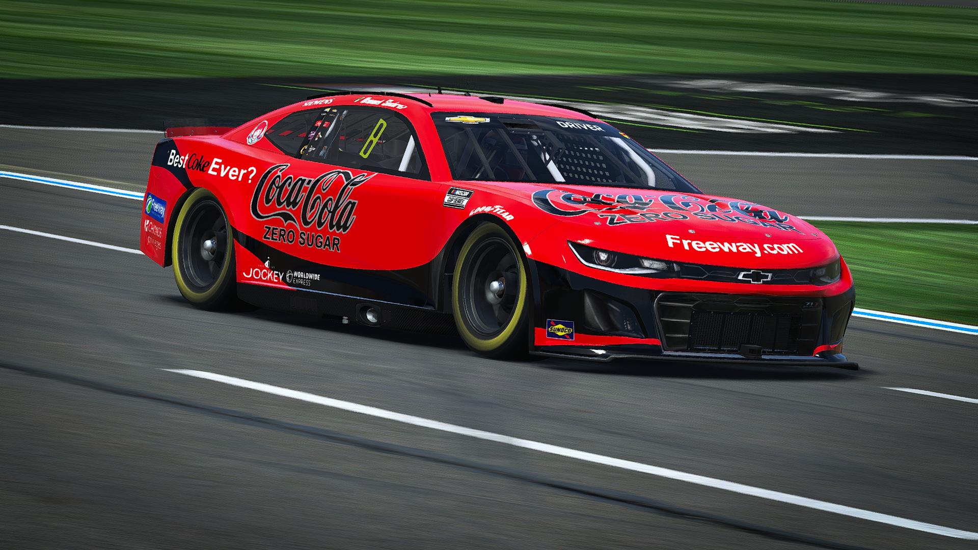2024 Coke Zero 400 #99 Trackhouse Racing Daniel Suarez Coca Cola Zero ...