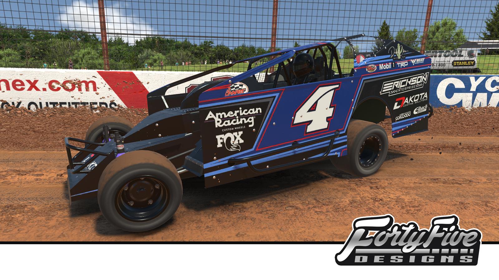 2024 Parker Eatmon - Big Block Modified by Zach Stroupe2 - Trading Paints