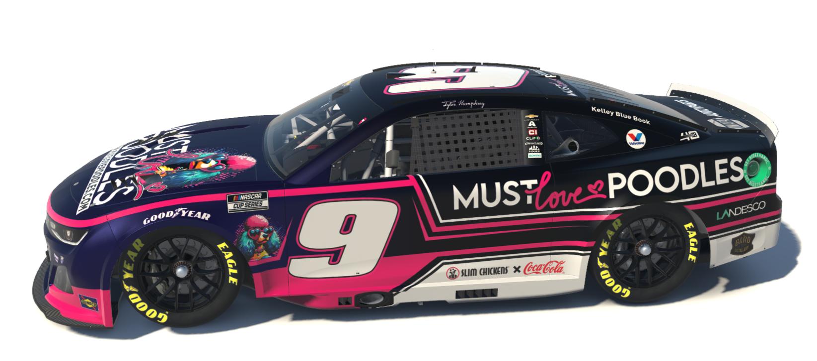 Must Love Poodles 2024 Chevy Camaro (Num 9) by Tyler Humphrey - Trading ...