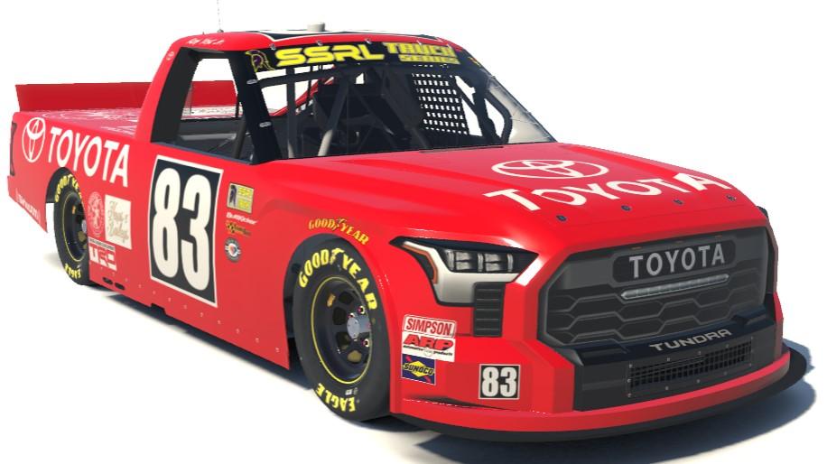 RY Toyota throwback 83 truck by Dave Fuge J. - Trading Paints