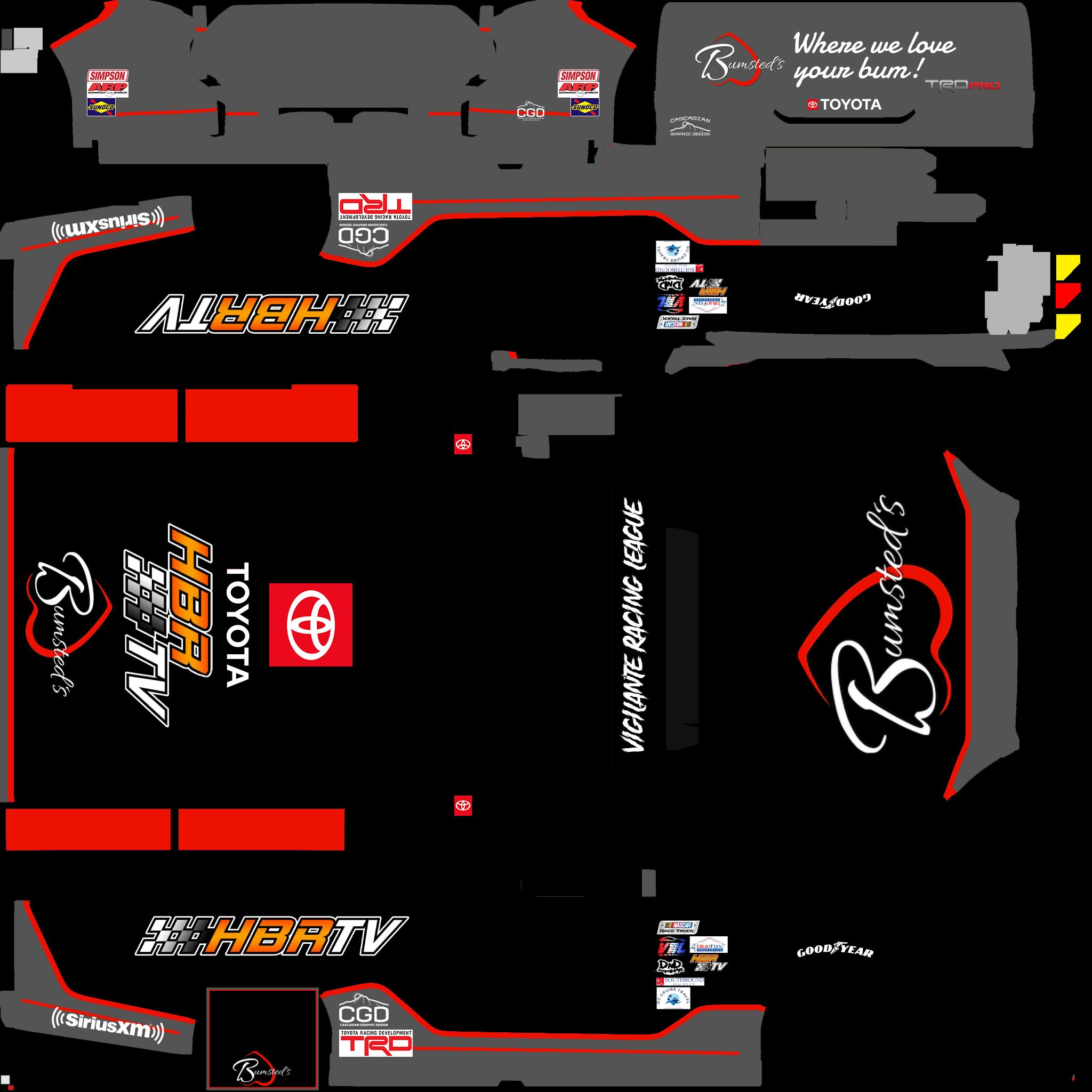 Bumsteds "Where we love your bum!" x P1 Broadcasting Toyota Tundra by ...