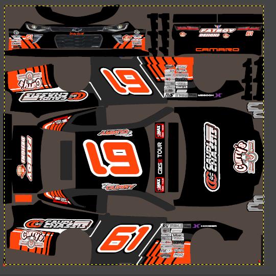 Blaine Caudle Chassis LM Stock by Brant Mickel - Trading Paints