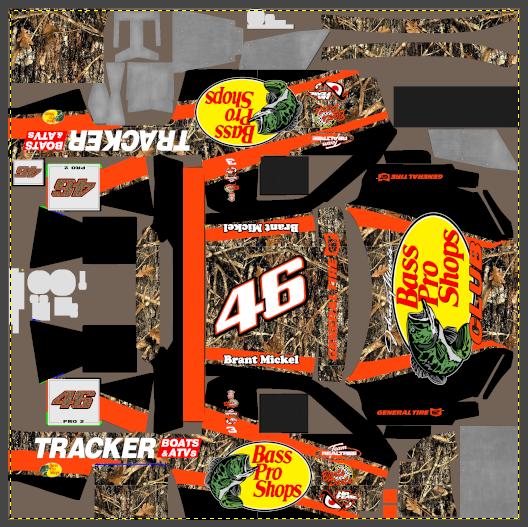 Bass Pro Shops Pro 2 Stadium Truck by Brant Mickel - Trading Paints