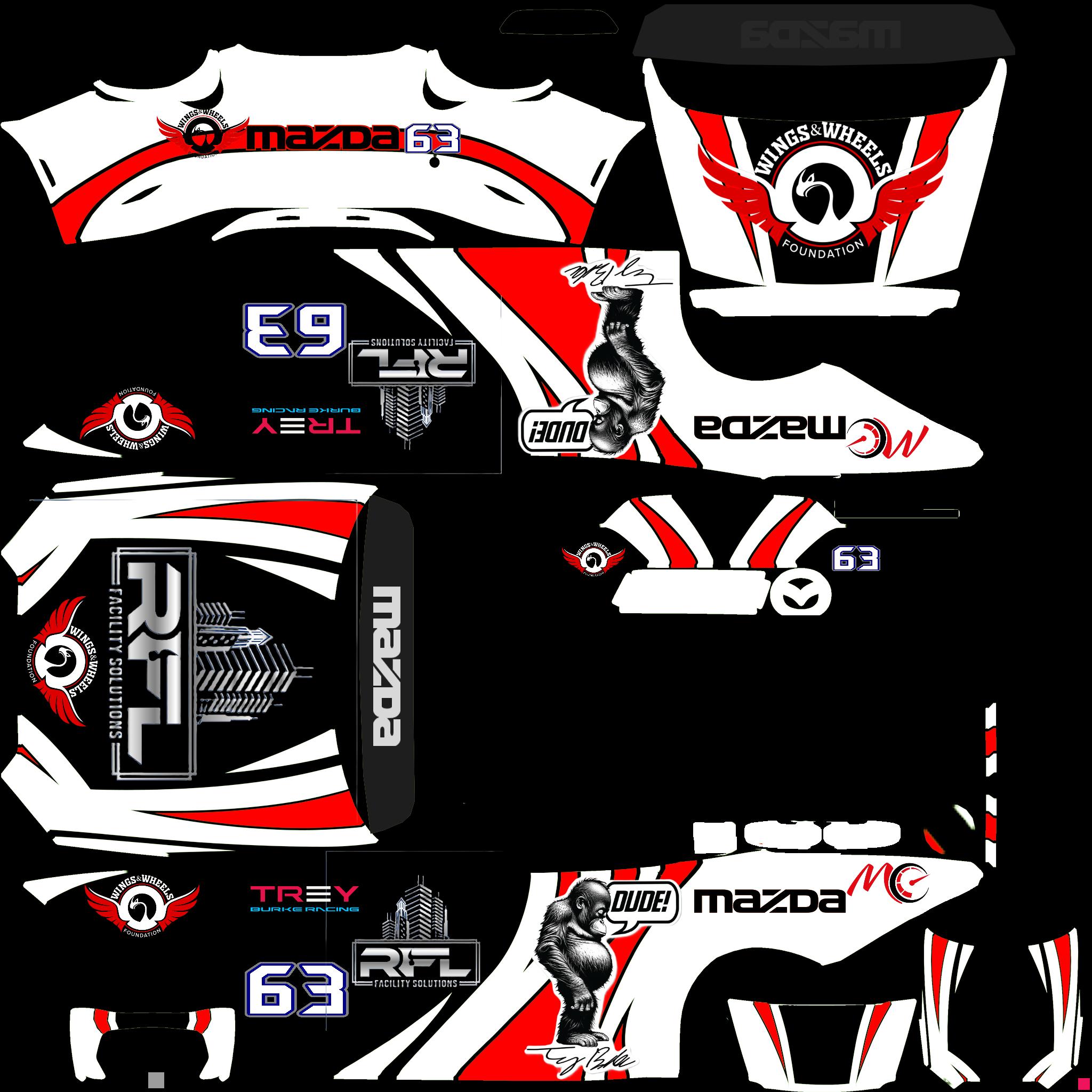 Trey Burke Racing by Ray M. - Trading Paints