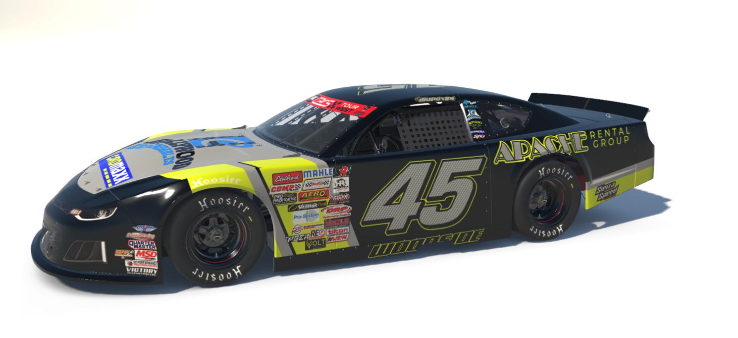 Sean Woodside #45 Cars Tour West 2024 by Aiden Kizer - Trading Paints