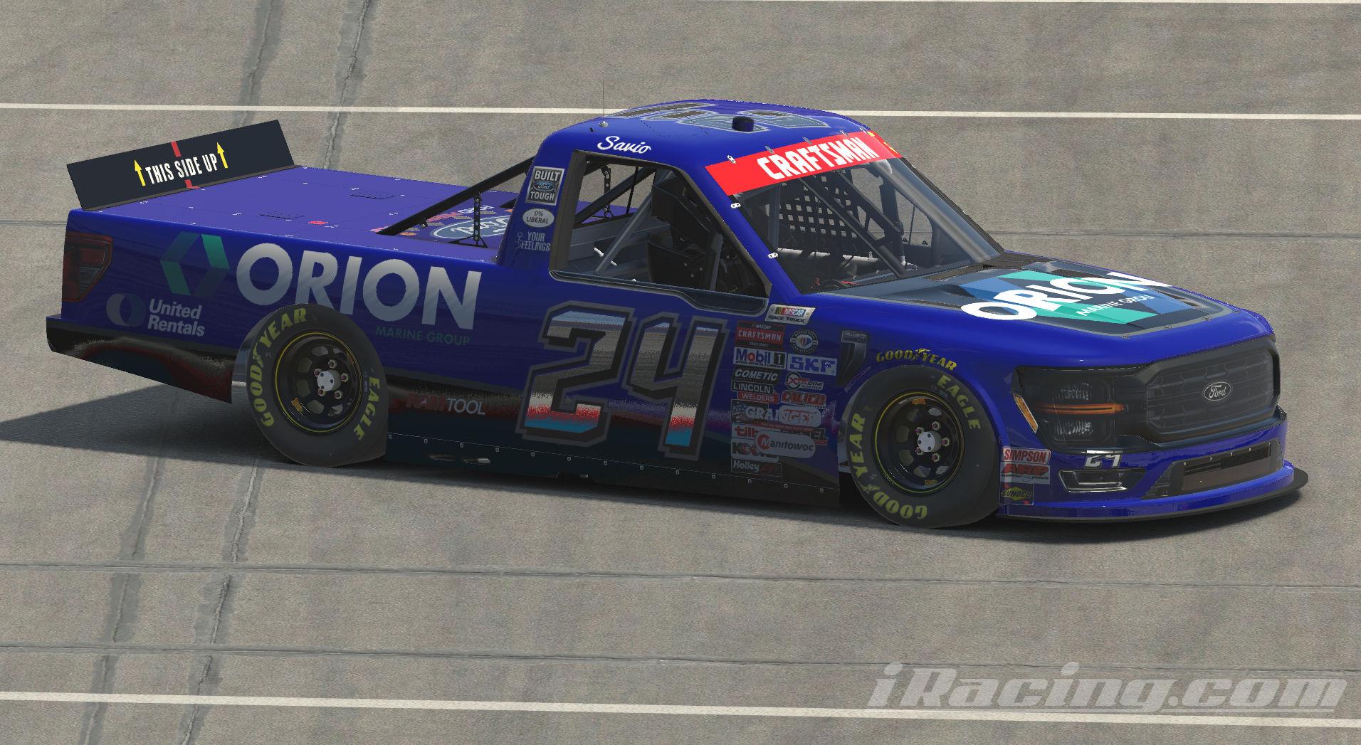 #24 ORION Ford F150 by Scott Van Ness - Trading Paints