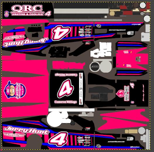 Cameron Billings Jerry Hunt QRC Modified by Brant Mickel - Trading Paints