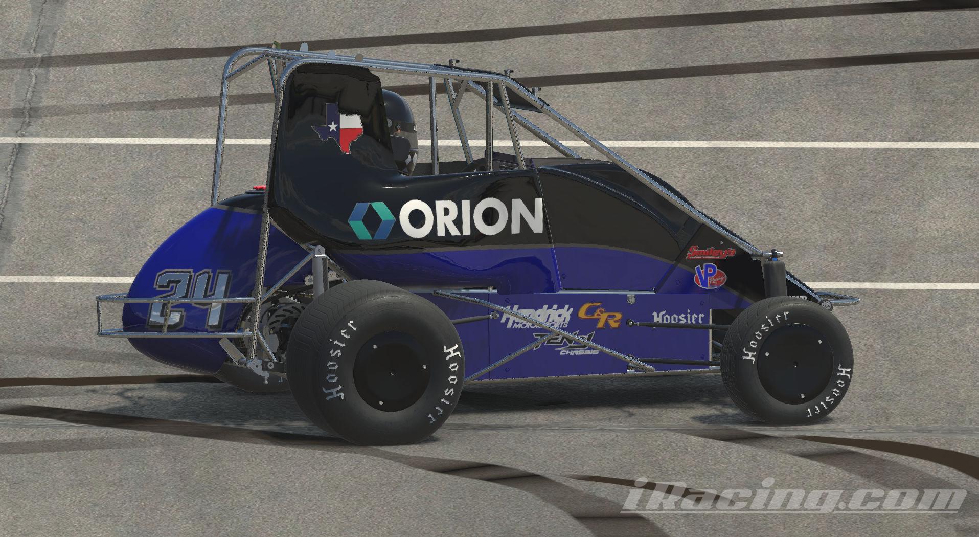 #24 ORION Dirt Micro Sprint (NON WING) by Scott Van Ness - Trading Paints